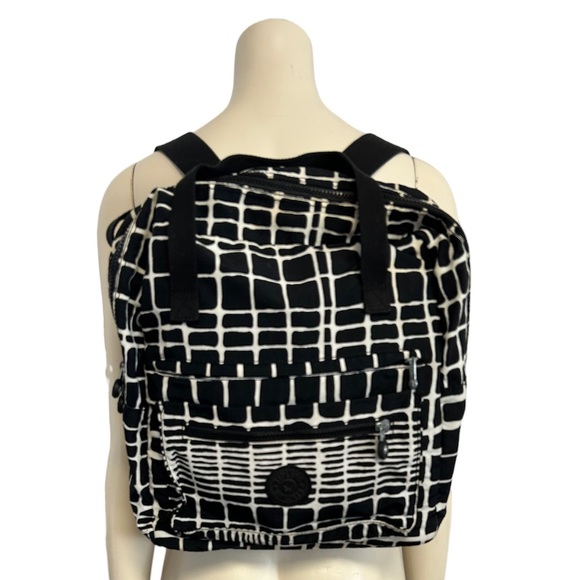 Kipling | Bags | Kipling Black White Backpack | Poshmark